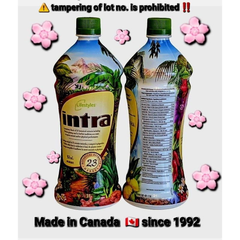 Intra Juice 950 ml. Authentic made in Canada | Shopee Philippines