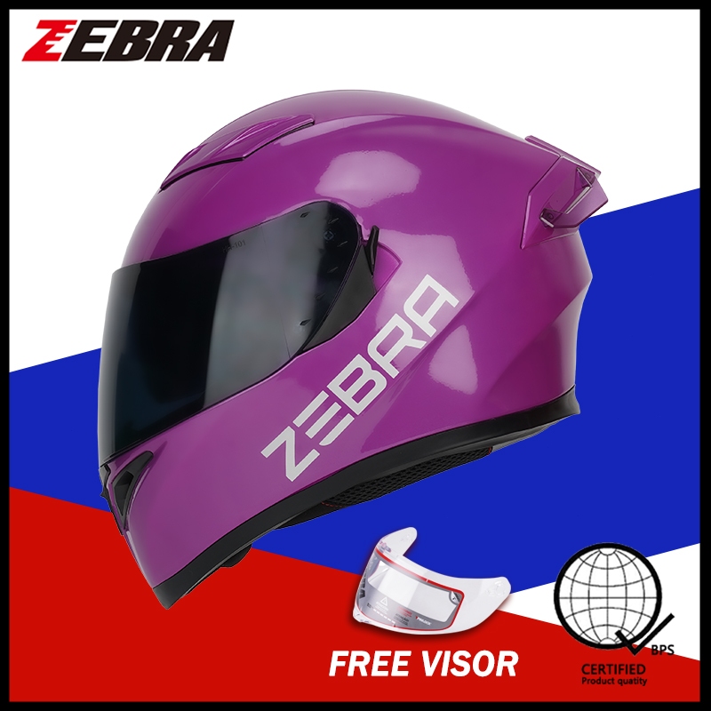 ZEBRA FF801 Helmet Full Face For Motorcycle Original Dual Visor ...