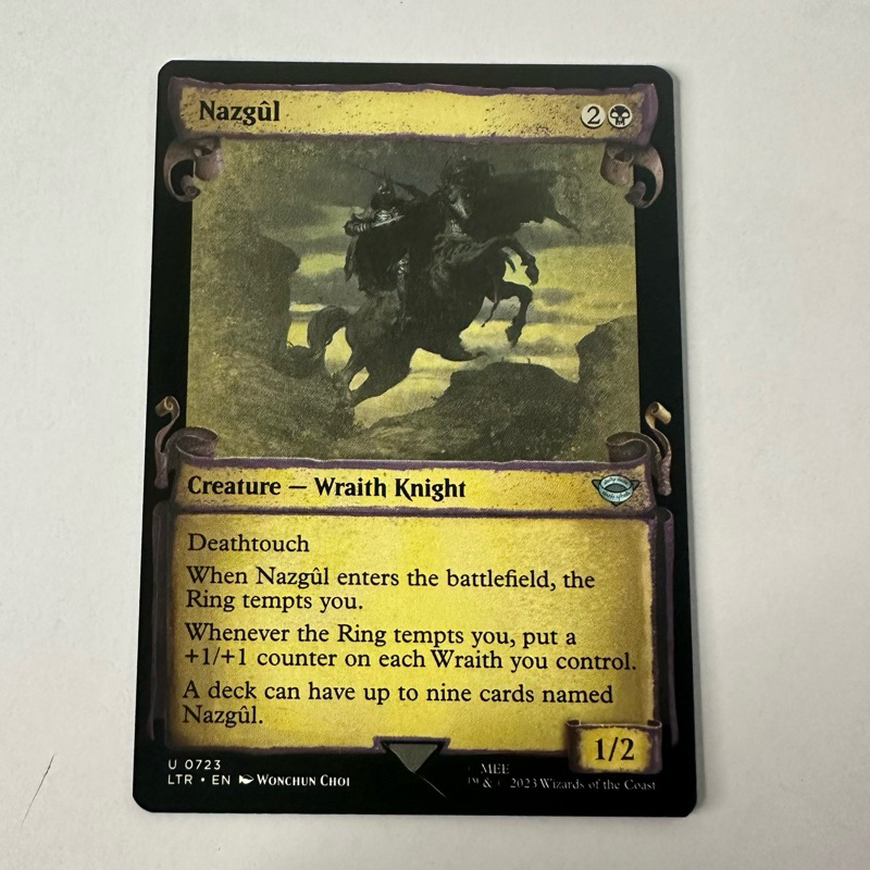 NAZGUL | LTR THE LORD OF THE RINGS | WRAITH KNIGHT | BLACK | MTG MAGIC ...