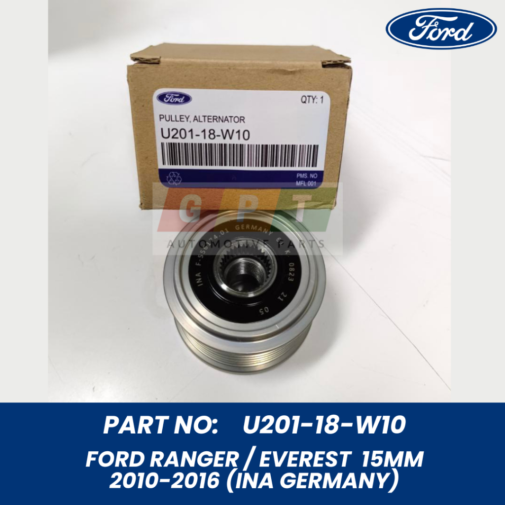 Alternator Pulley U201-18-W10 (F-556174) 15mm for FORD RANGER / EVEREST ...