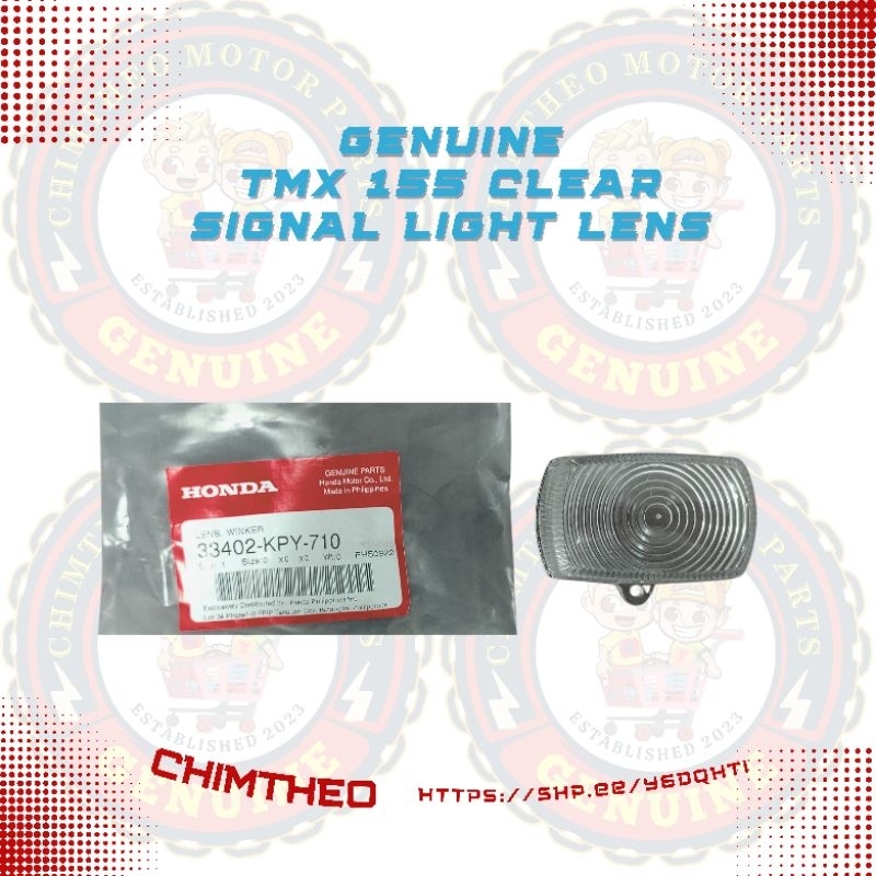 Tmx 155/Xrm Signal Light Lens Clear Genuine Honda | Shopee Philippines