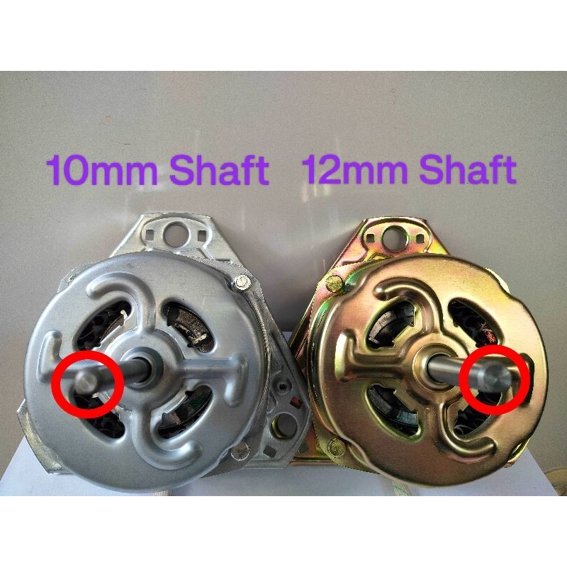 Washing machine motor universal copper winding 10mm / 12mm shaft, with ...