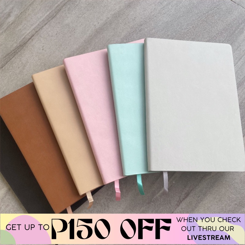 Everyday classic notebook softcover leather muji 100GSM blank dotted ...
