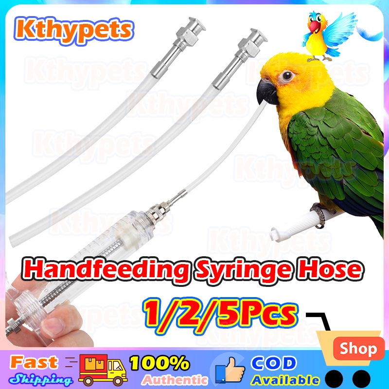 Bird Handfeeding Syringe hose 1/2/5Pcs Gavage tube for parrot lovebirds ...