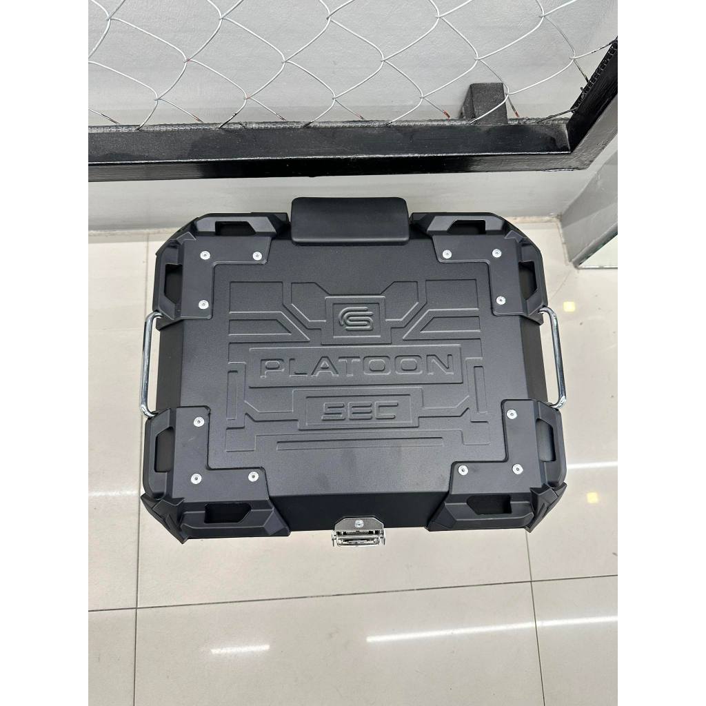 SEC PLATOON 45L ALLOY TOPBOX WITH BACKREST | Shopee Philippines