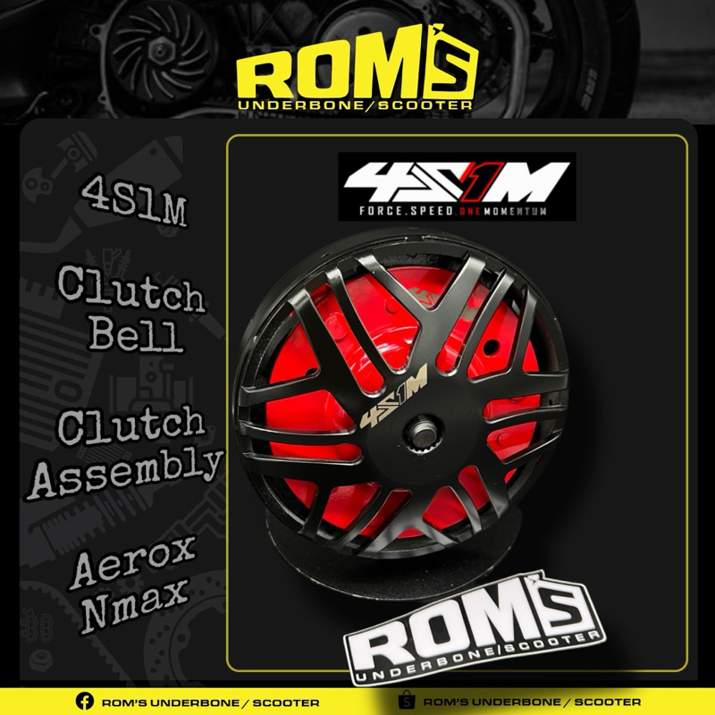 4s1m Clutch bell clutch lining assy. clutch lining Aerox Nmax | Shopee ...