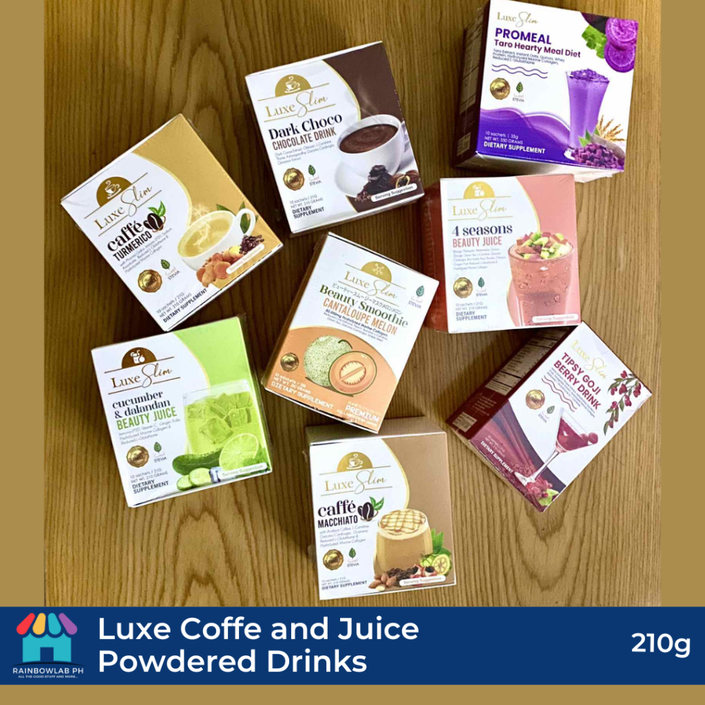 Luxe Slim Coffee And Juice Drinks Box Authentic Shopee Philippines