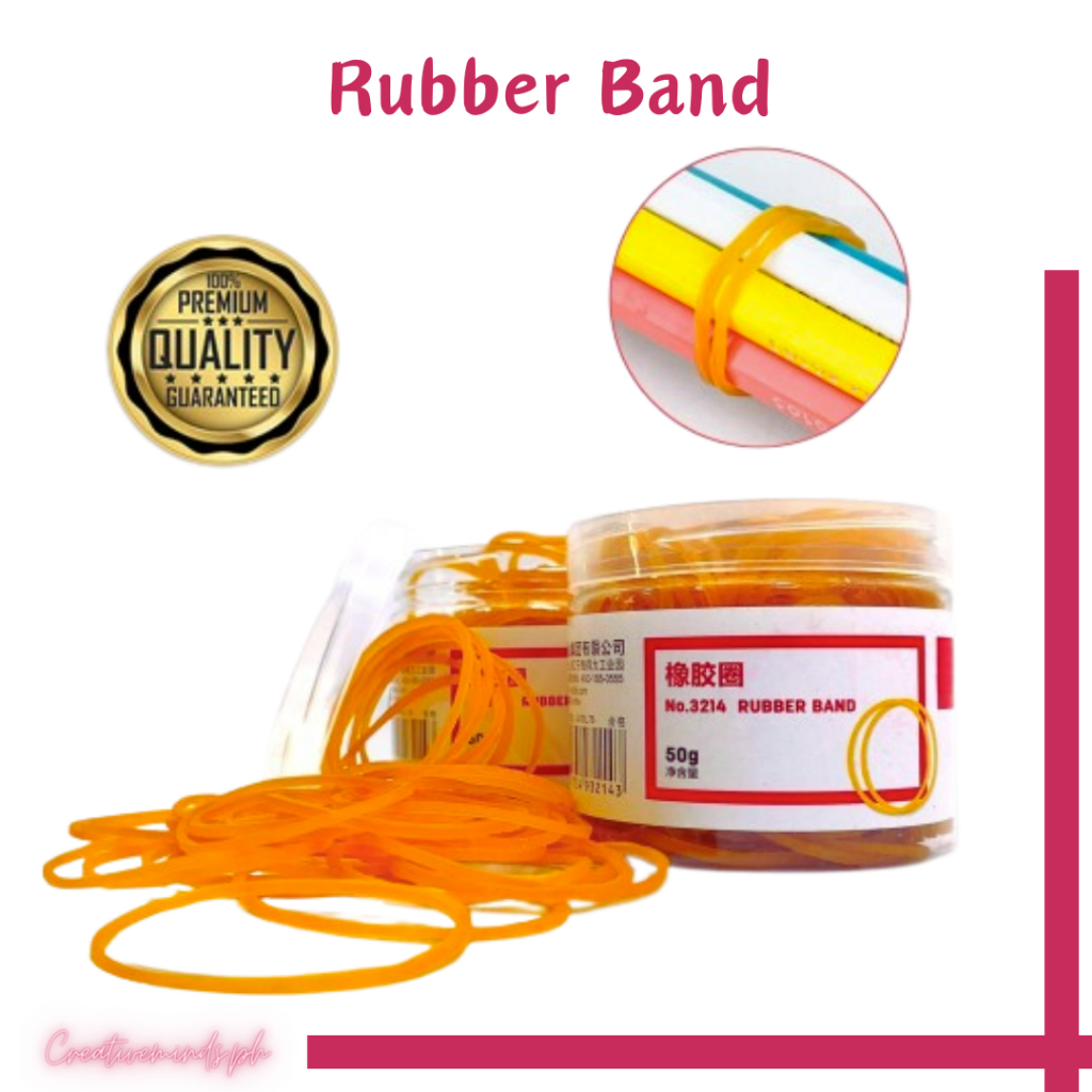 High Strength Elastic Silicone Rubber Band 50G | Shopee Philippines