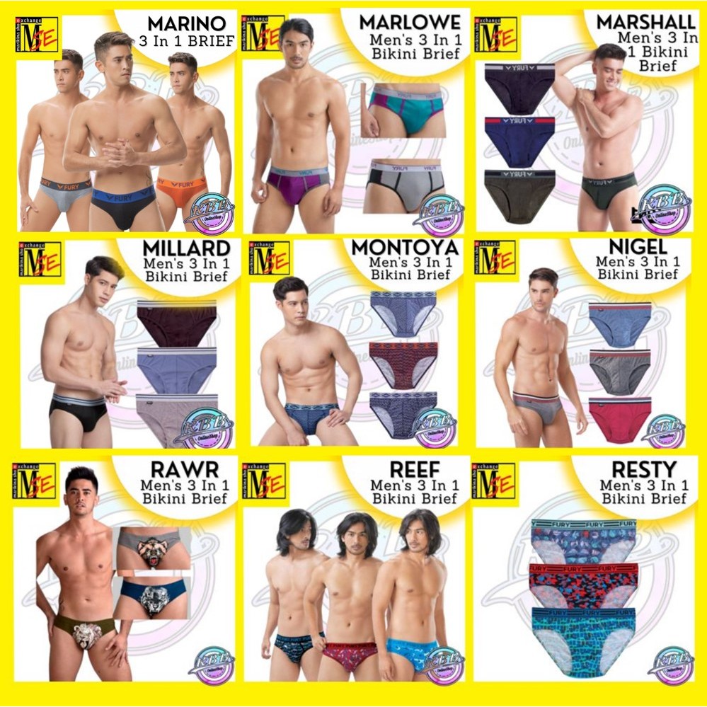 MSE Men's Brief MARINO/MARLOWE/MARSHALL/MILLARD/MONTOYA/ NIGEL/RAWR ...