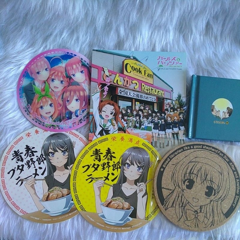 Assorted Anime Merch | Anime Coaster | Anime Sticker | Anime Postcard ...