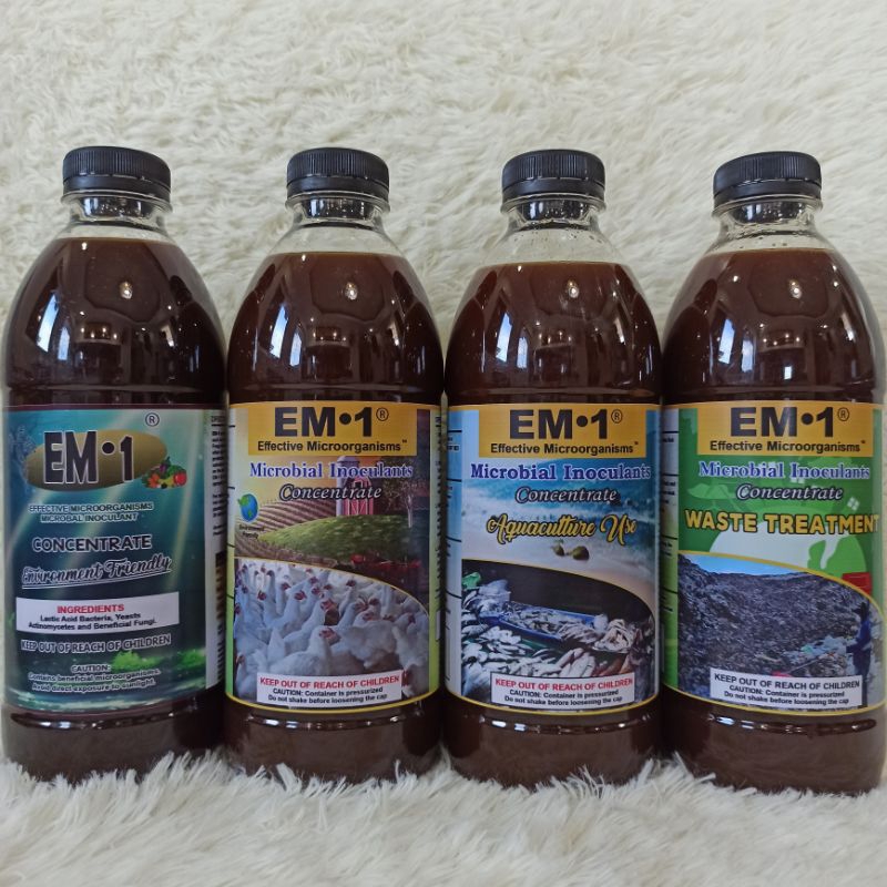 EM-1 (1LITTER) EFFECTIVE MICROORGANISMS /MICROBIAL INOCULANT | Shopee ...
