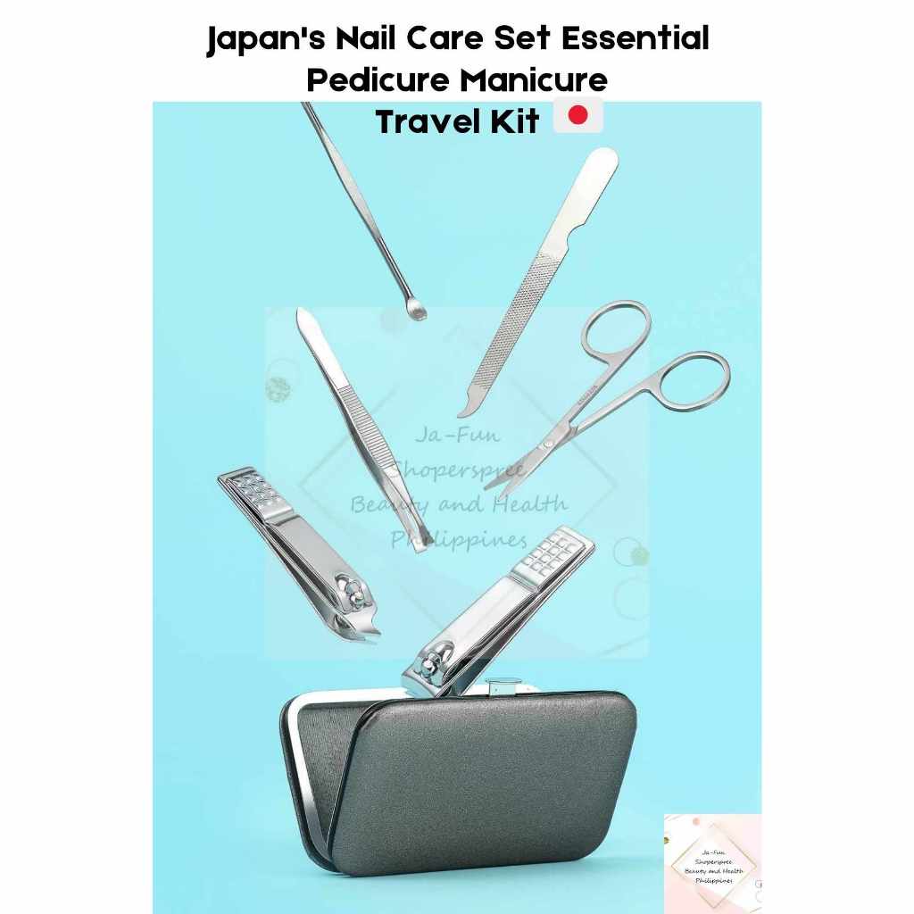 PEDICURE MANICURE NAIL SET TRAVEL KIT NAIL CUTTER/CLIPPERS JAPAN ...