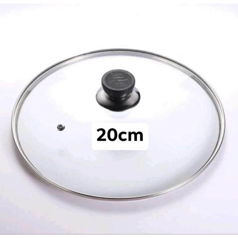 Glass Lid Cover Pan Pot Glass Lid Cover High Quality. 20cm | Shopee ...