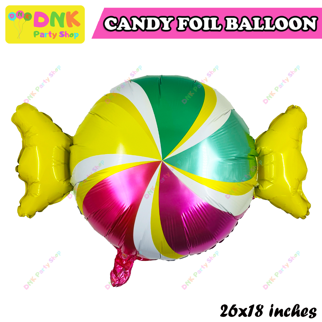 Candyland Sweet 26-inch Foil Balloons Vibrant Birthday Party ...
