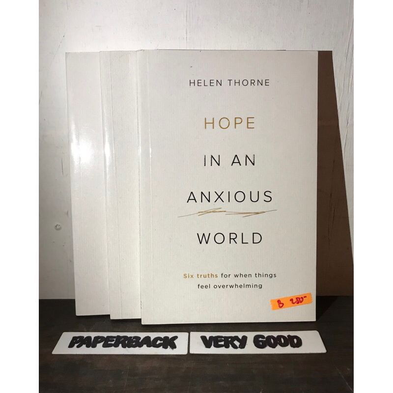 HOPE IN AN ANXIOUS WORLD Helen Thorne religion | Shopee Philippines