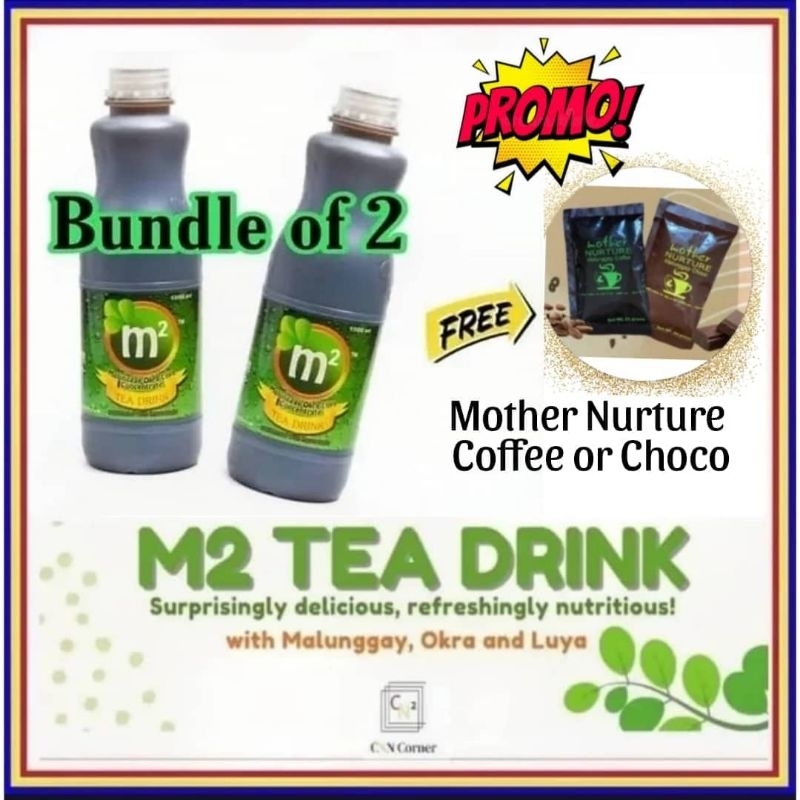 PROMO !!! M2 Malunggay Okra Luya Concentrate Tea Drink Bundle of 2L ...