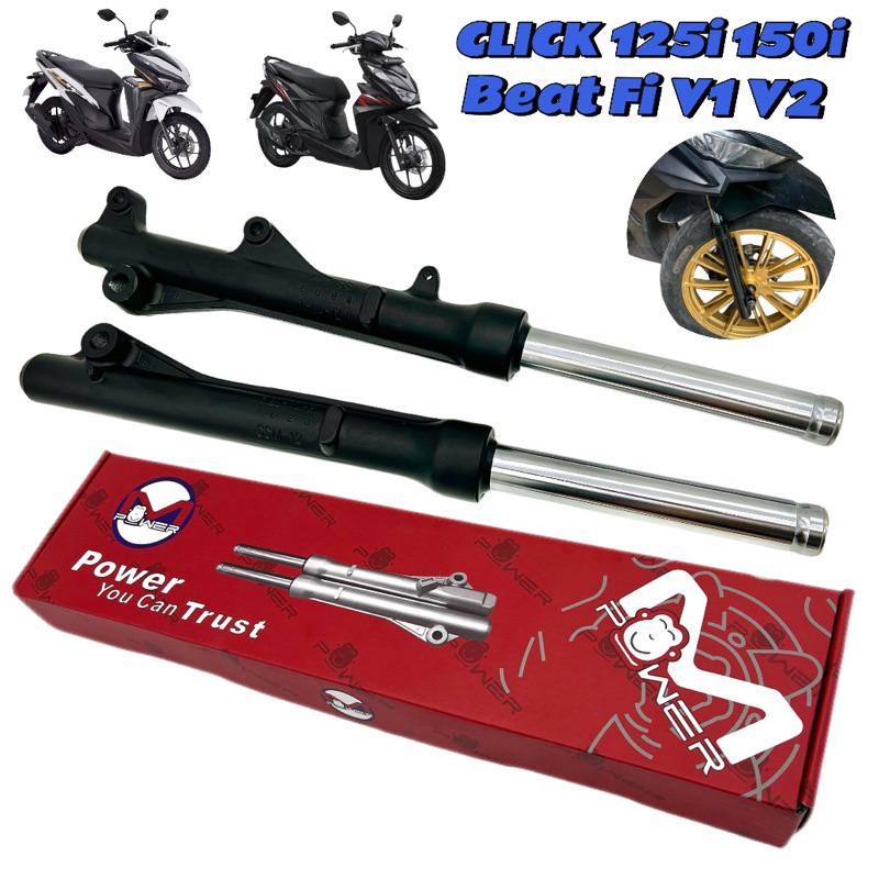 M.POWER FRONT SHOCK FOR HONDA CLICK125/150, BEAT HONDA CLICK/BEAT ...