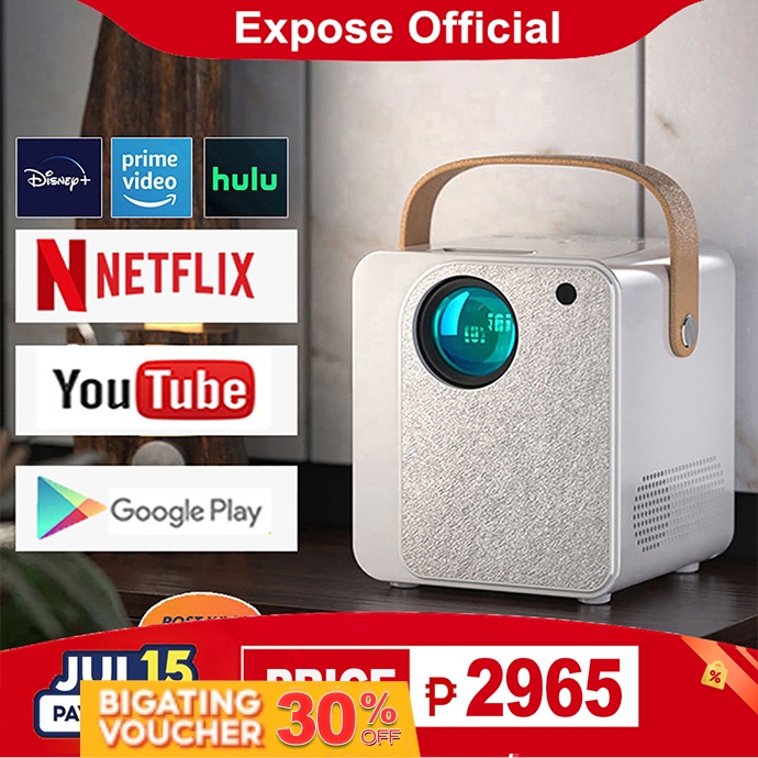 Expose 4K Smart Mini Projector for phone 999 Lumen support ios/Android ...