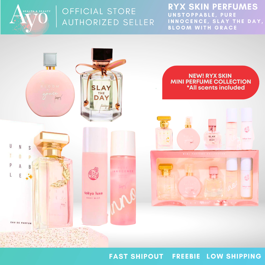 Ryx Skin Mini Perfume, Tokyo Luxe Mist, Unstoppable, Pure Innocence ...