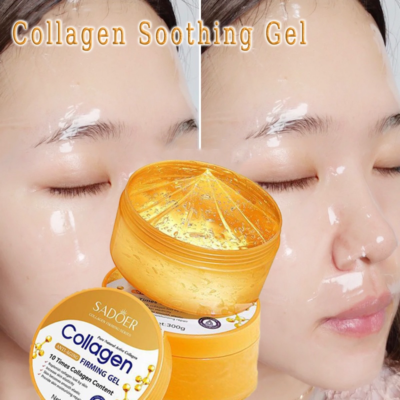 Collagen Soothing Gel For Face Firming Whitening Brightrning Gel ...