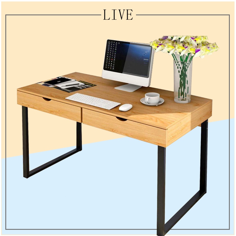 Computer Table with 2 Drawers/Office desk/study desk/Home Office ...