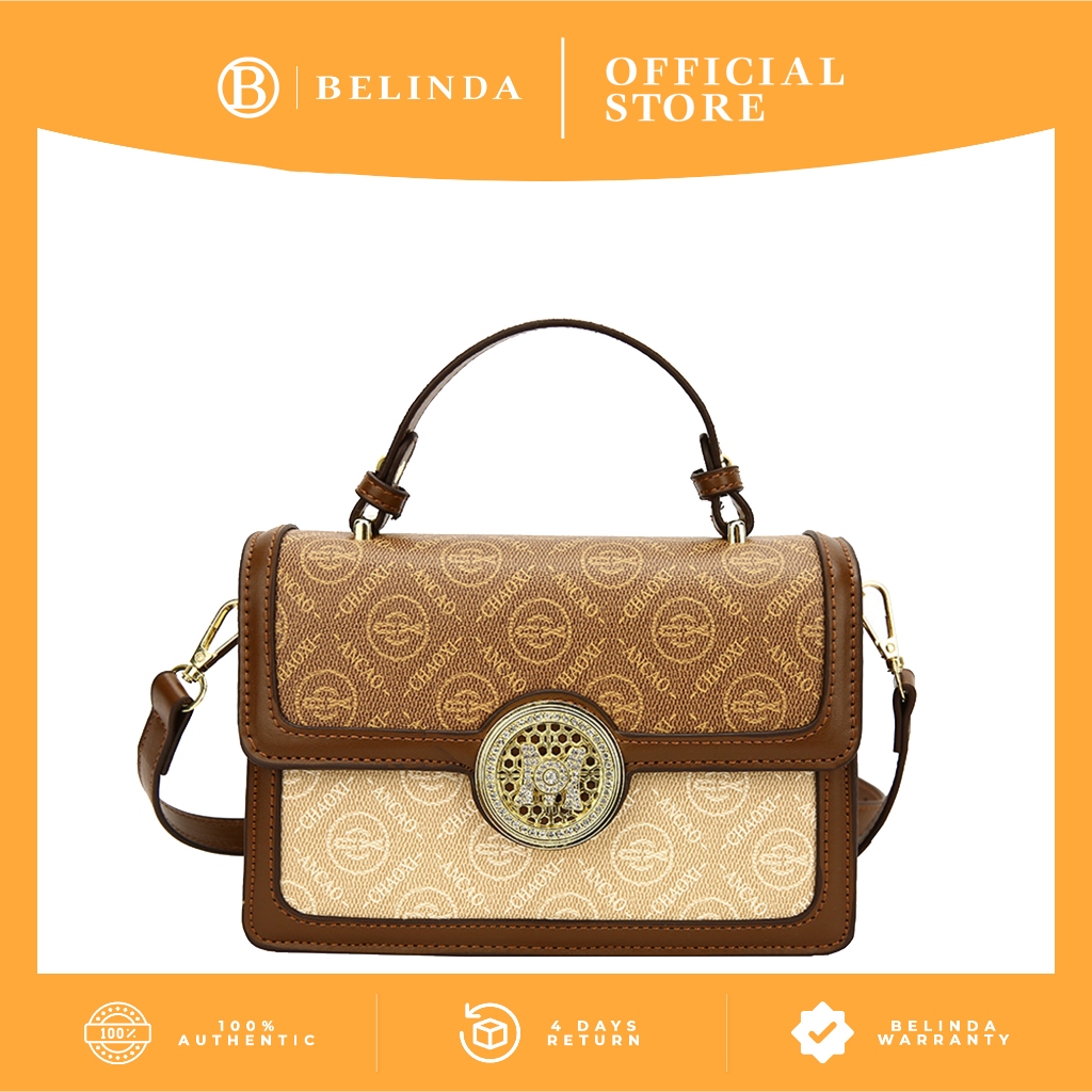 BELINDA PREMIER Sing Bag For Woman High-End Luxury Leather Lady Casual ...