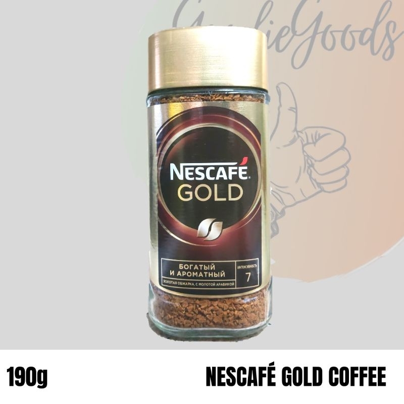 Nescafé Gold Intense 7 Instant Coffee 190g (EXP. 3/31/2024) | Shopee ...