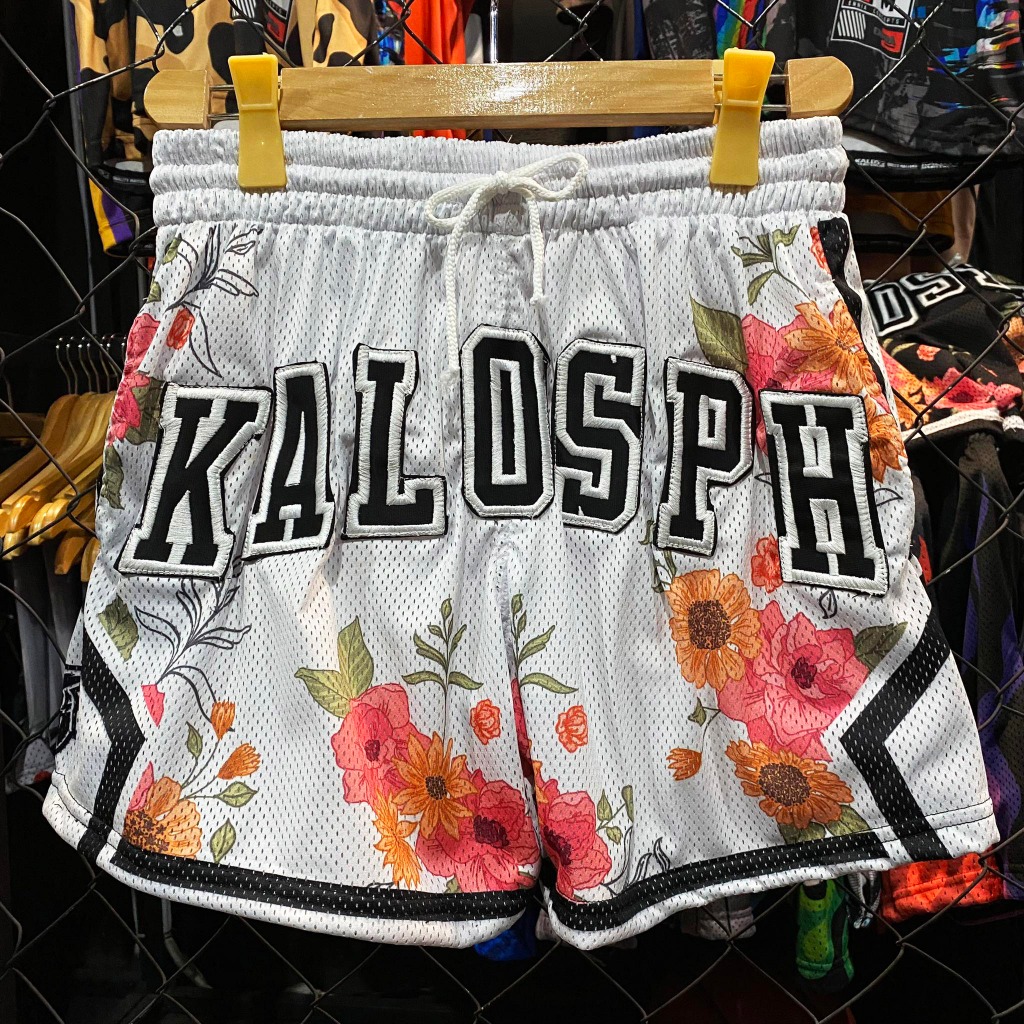 KALOSph "ASPRO" (WHITE) PATCH MICROCOOL MESH SHORTS | Shopee Philippines