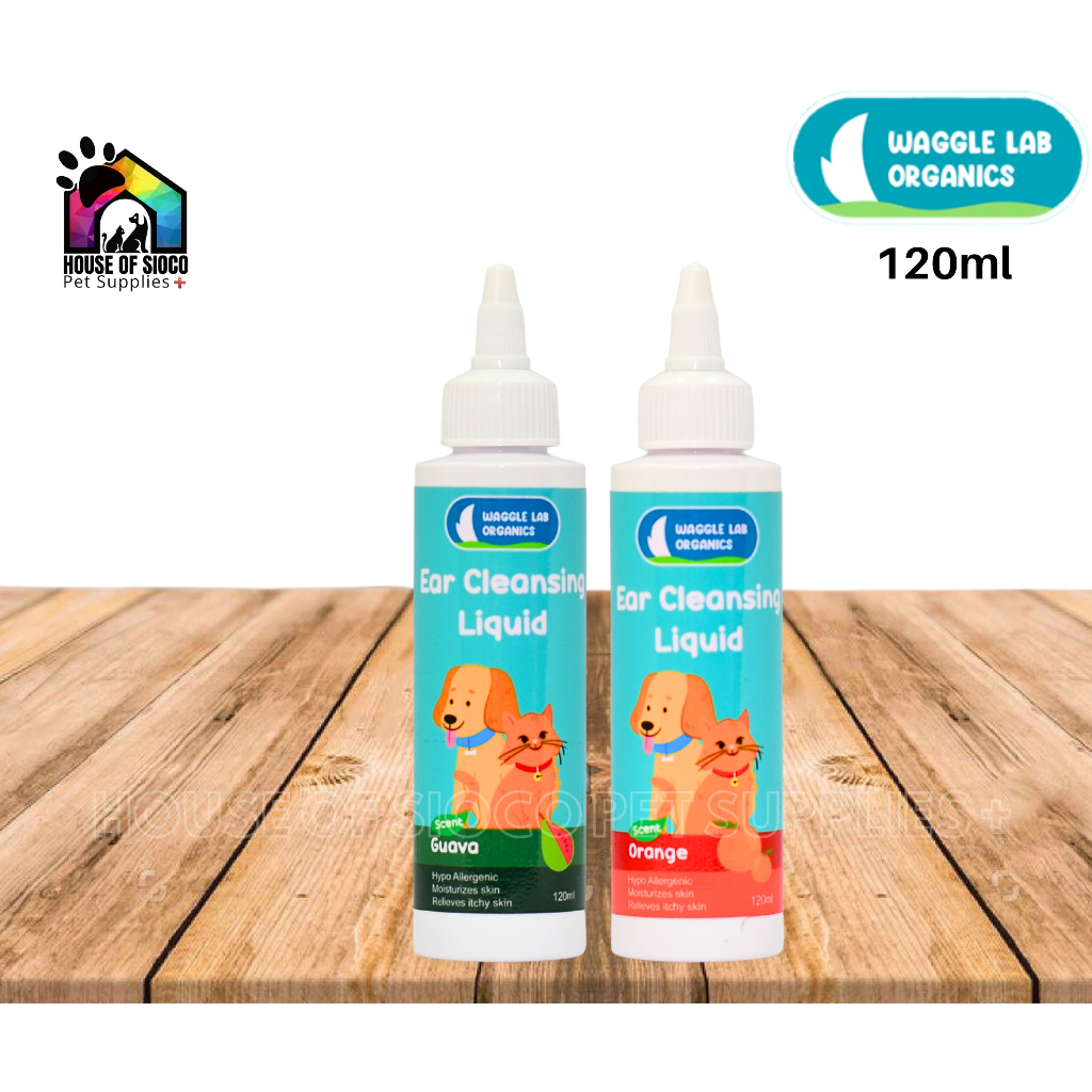 Waggle Lab Organics Ear Cleansing Liquid 120ml | Shopee Philippines