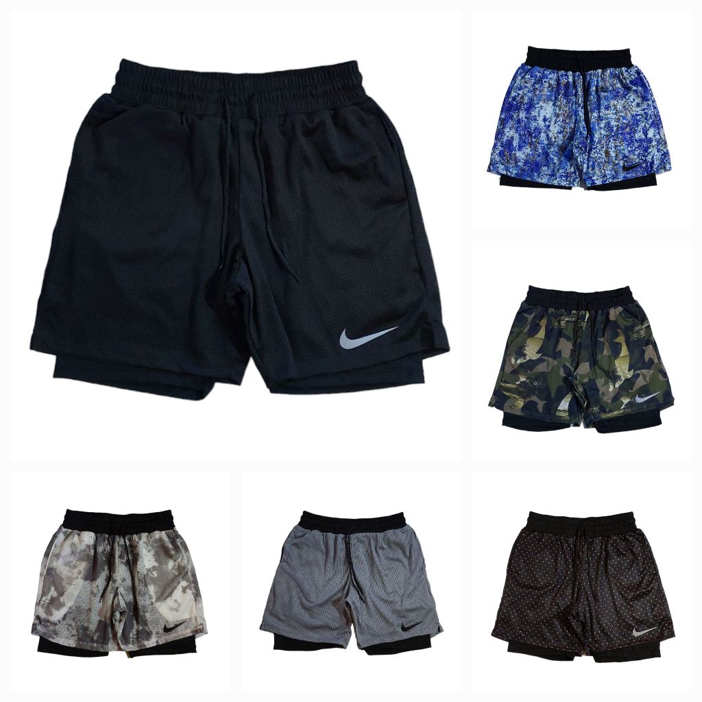 UNISEX SHORTS WITH INNER CYCLING/ABOVE THE KNEE SHORTS | Shopee Philippines