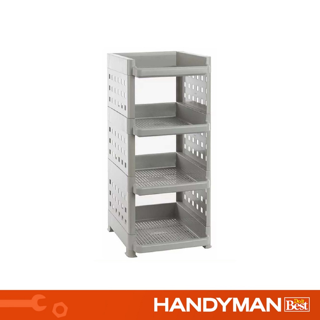 Megabox Utility Rack 4-Layer, Light Gray (MG130) | Shopee Philippines
