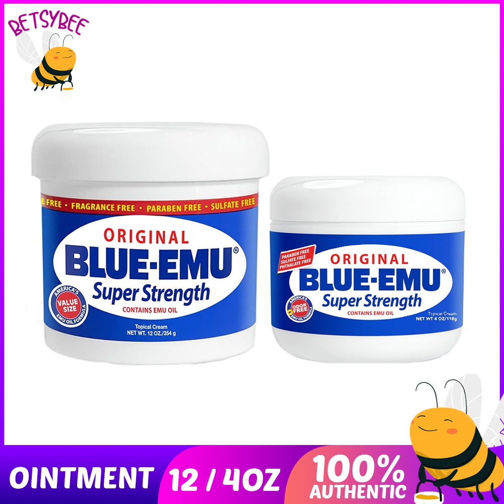 Blue Emu Original Super Strength Topical Cream 4oz 118g / 12oz 354g ...