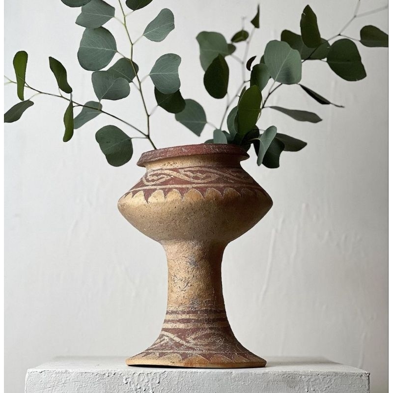 Textured Stoneware Ikebana Vase | Shopee Philippines
