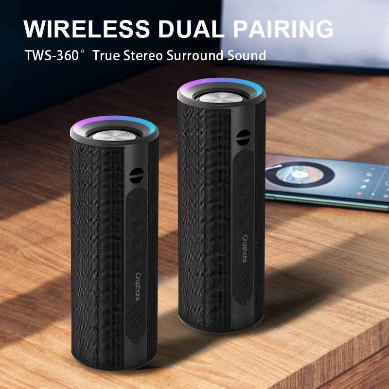 Orashare BS04 Portable Wireless Bluetooth Speaker Sound Box TWS Stereo ...