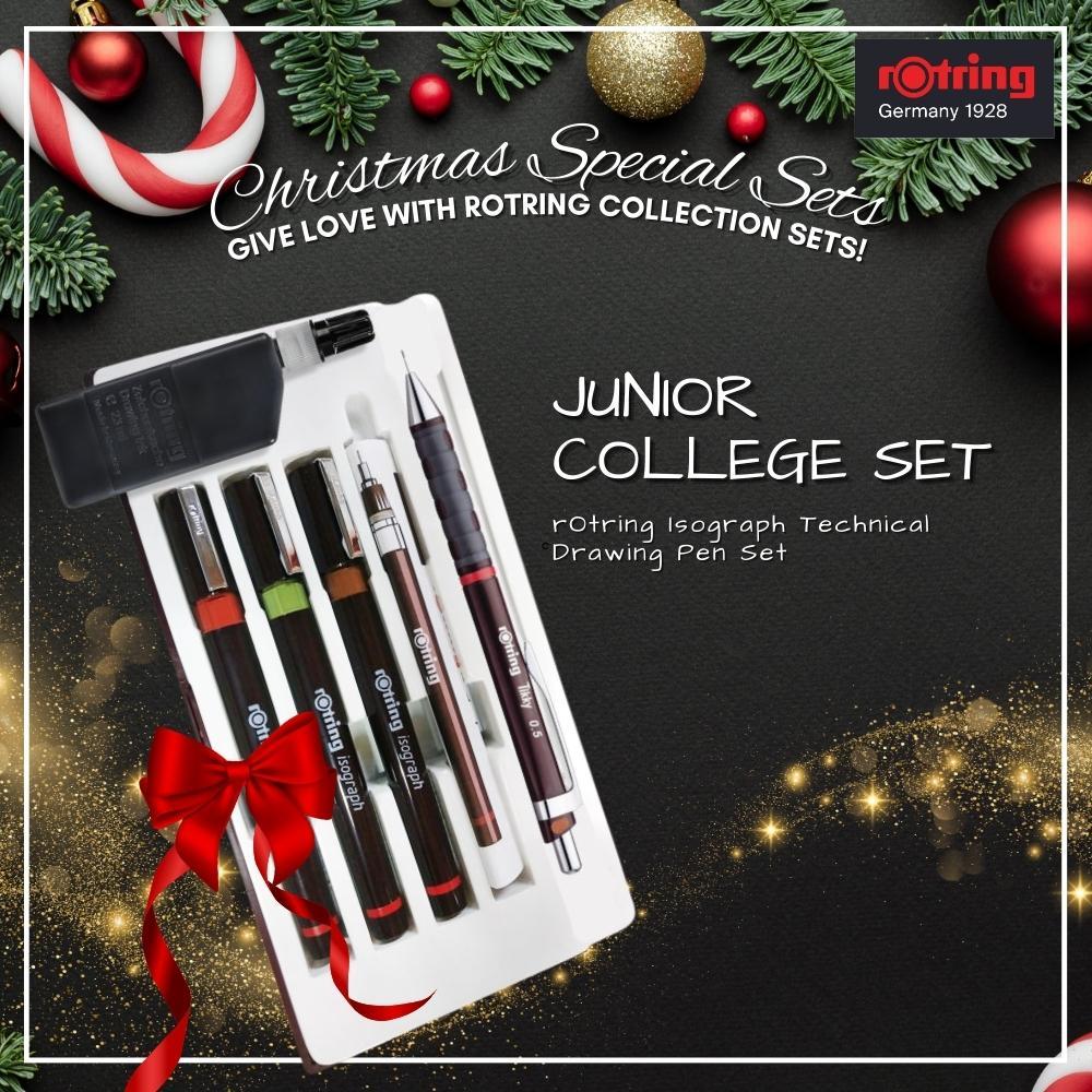 rOtring Isograph Junior Technical Drawing Pen Set - for College ...
