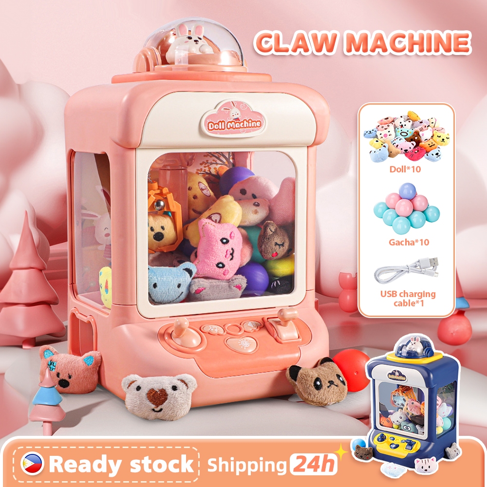 Mini Claw Machine Toys Children's Toy Claw Machine Clip Doll Machine ...