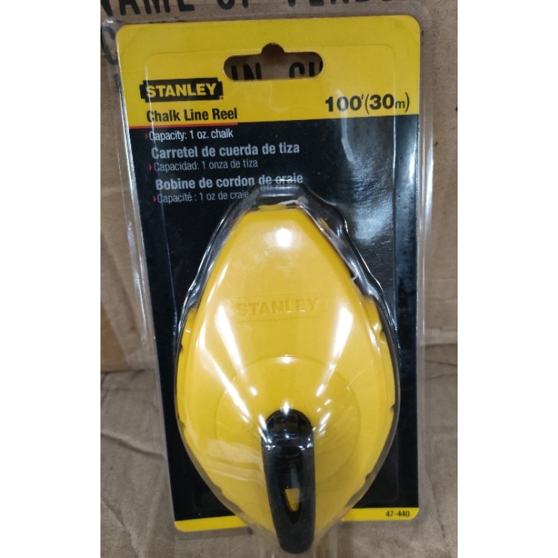 Stanley Chalk Line Reel Only 30mt/100' 47-440 | Shopee Philippines