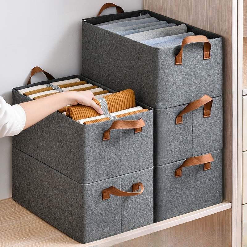 Foldable Large Storage Box Home Steel FrameClothes Organizer Waterproof ...