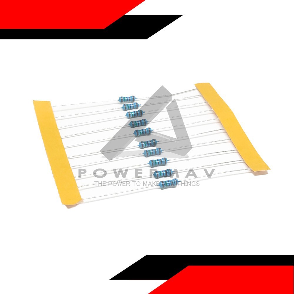 10pcs 1.5k ohms 5 band 1/4w Metal film resistor 1% ohm for pcb breadboard arduino uno mega nano ...