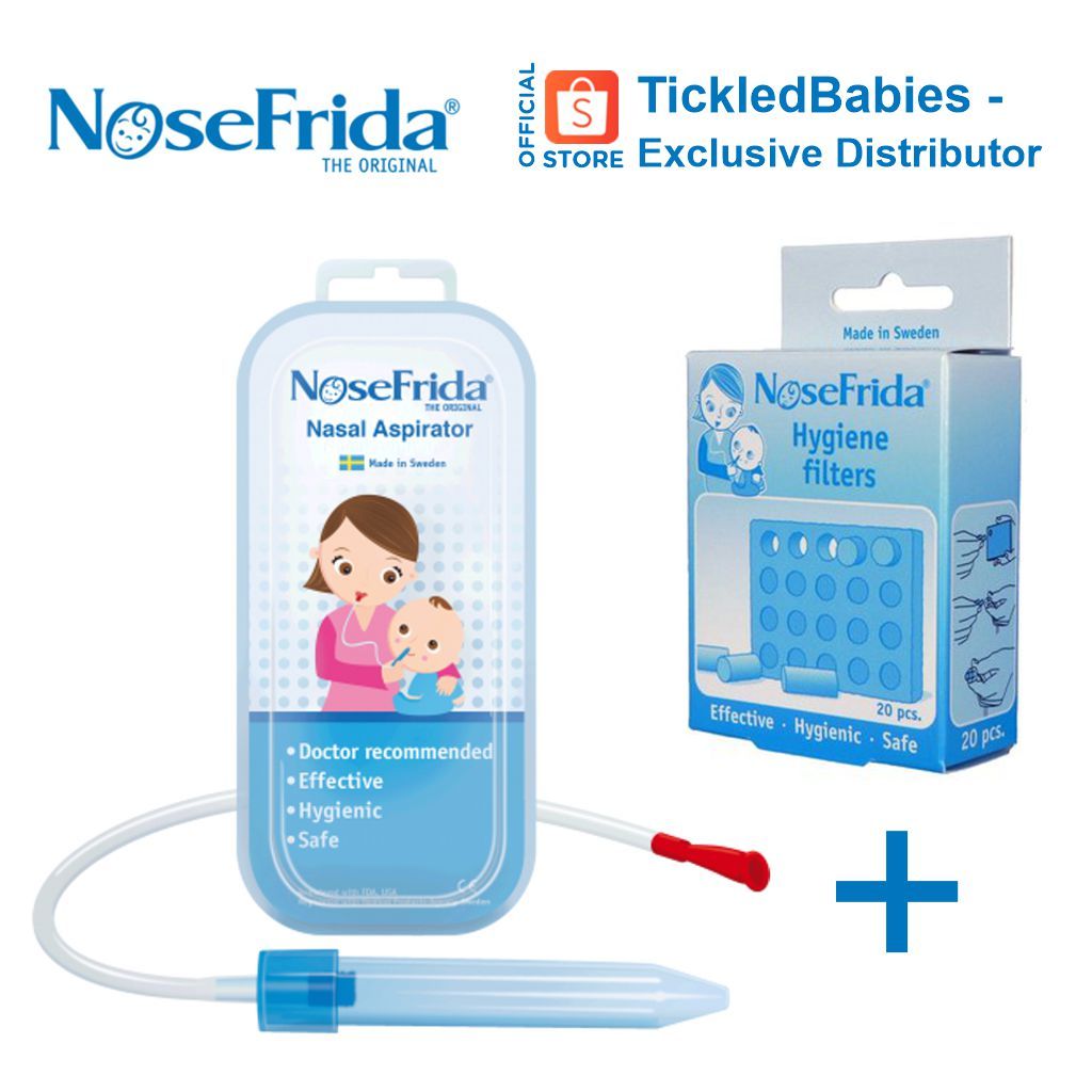 Nosefrida Nasal Aspirator with Travel Case and Nose Frida Hygiene ...