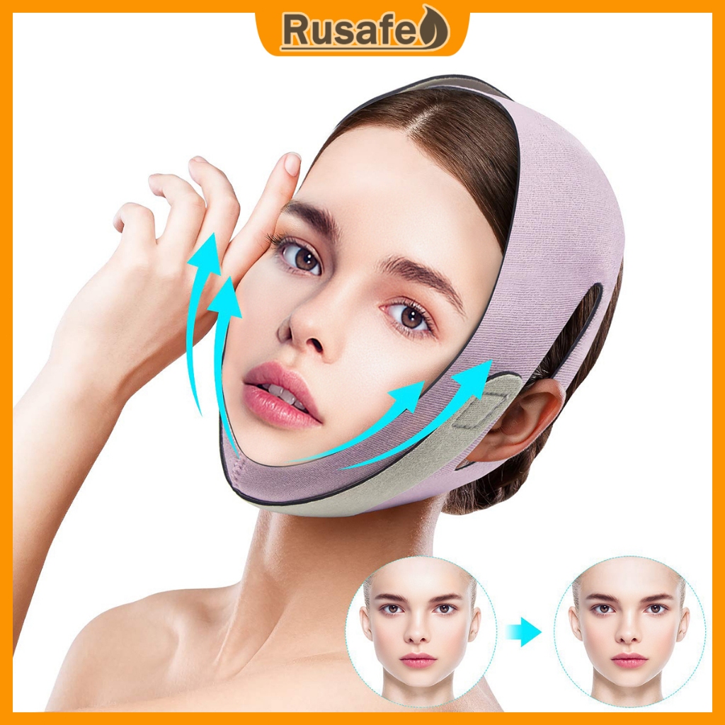 Facial Face Lift Tool Exercise V Face Lift Bandage Ladies Cheek Lift ...