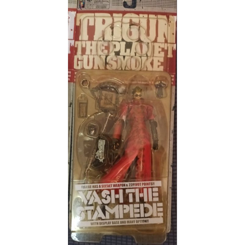 Trigun Figure Vash The Stampede Nicholas D Wolfwood Kaiyodo | Shopee ...