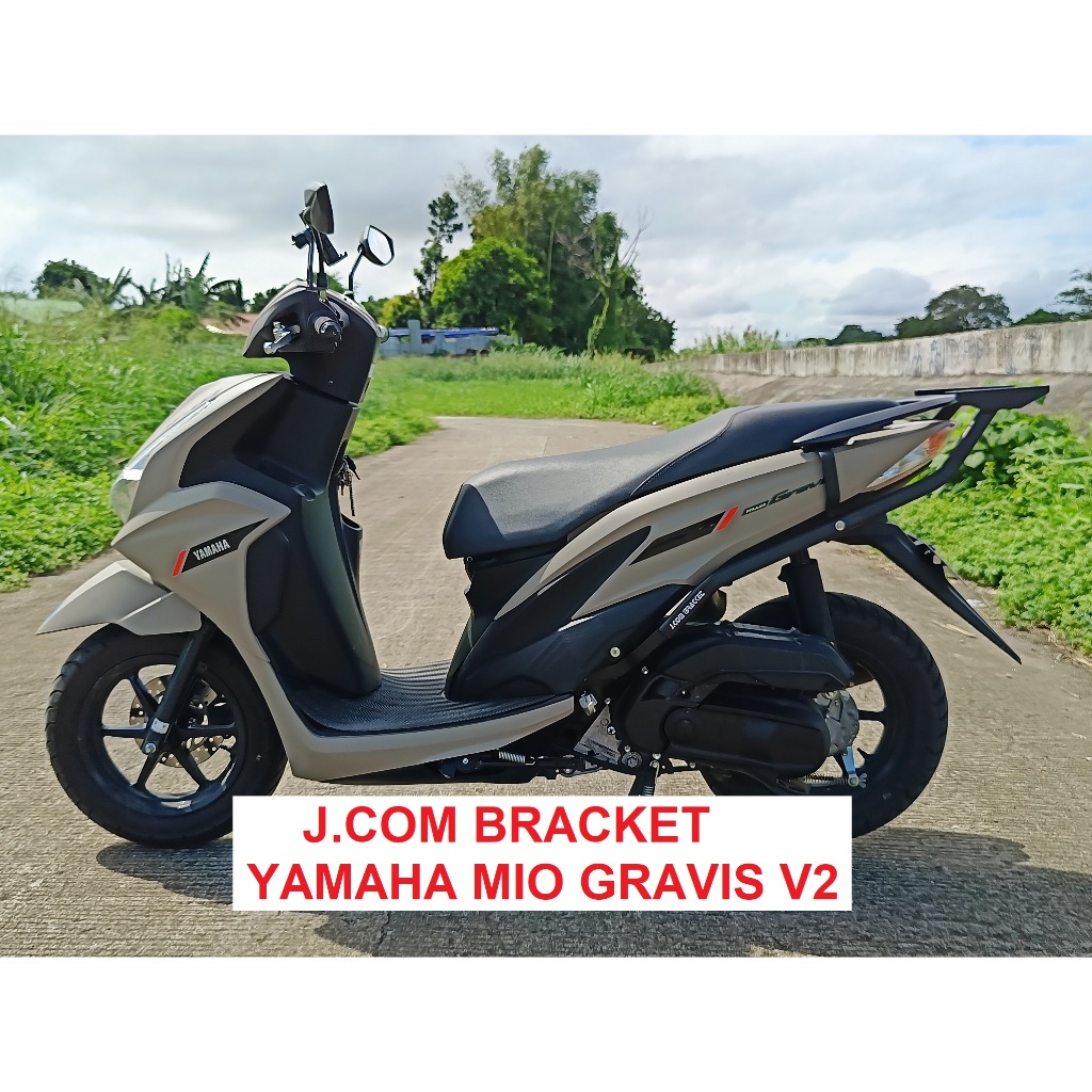 J.COM Bracket for Yamaha Mio Gravis V2 Heavy duty HRV topbox bracket ...