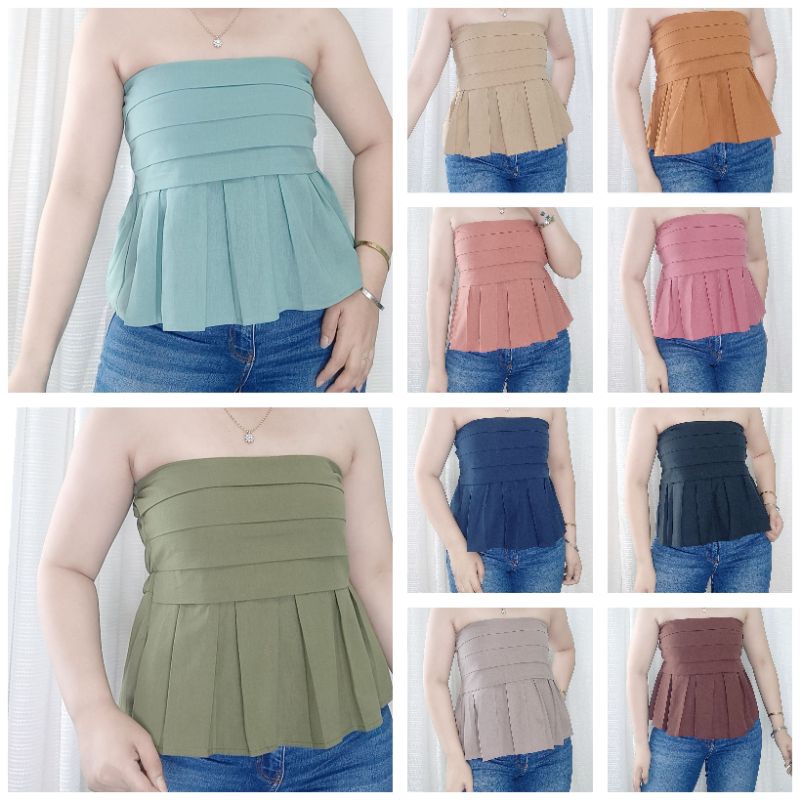 DamitTaytay Maxine Layer Tube Top Inner Blouse | Shopee Philippines