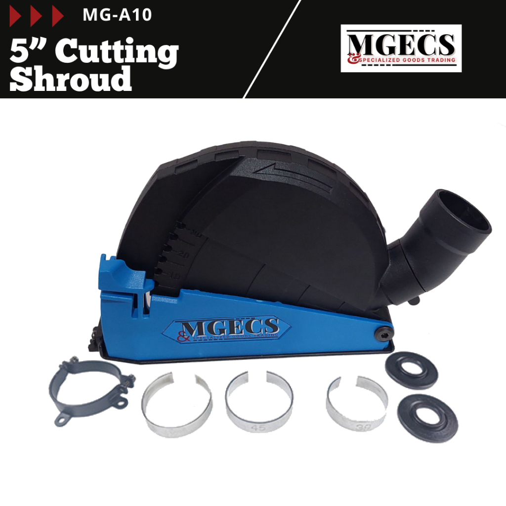 4-5" Universal Surface Cutting Dust Shroud - Angle Grinder Cover Tool ...