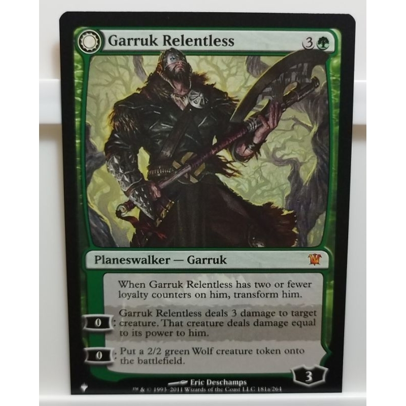 Garruk Relentless (Magic the gathering) | Shopee Philippines