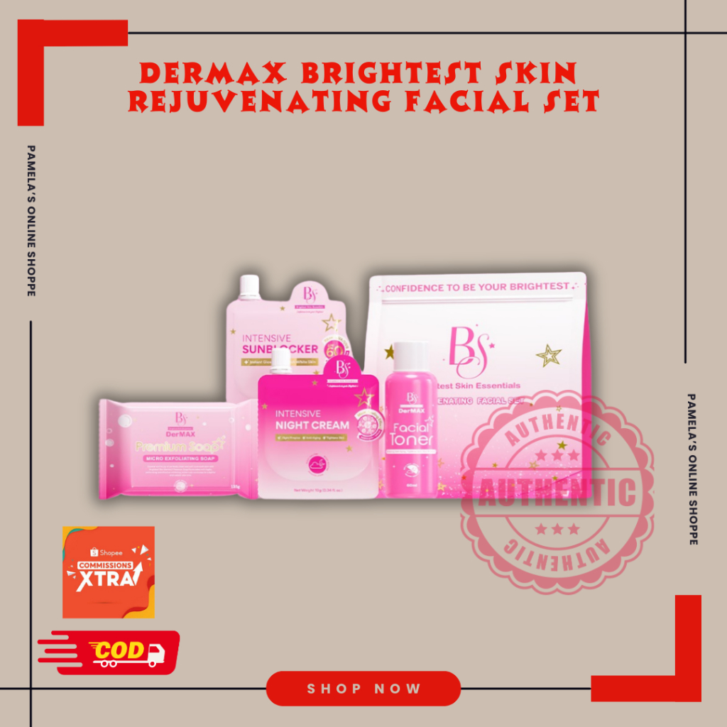 Brightest Skin Essentials Dermax Rejuvenating Facial Set | Shopee ...