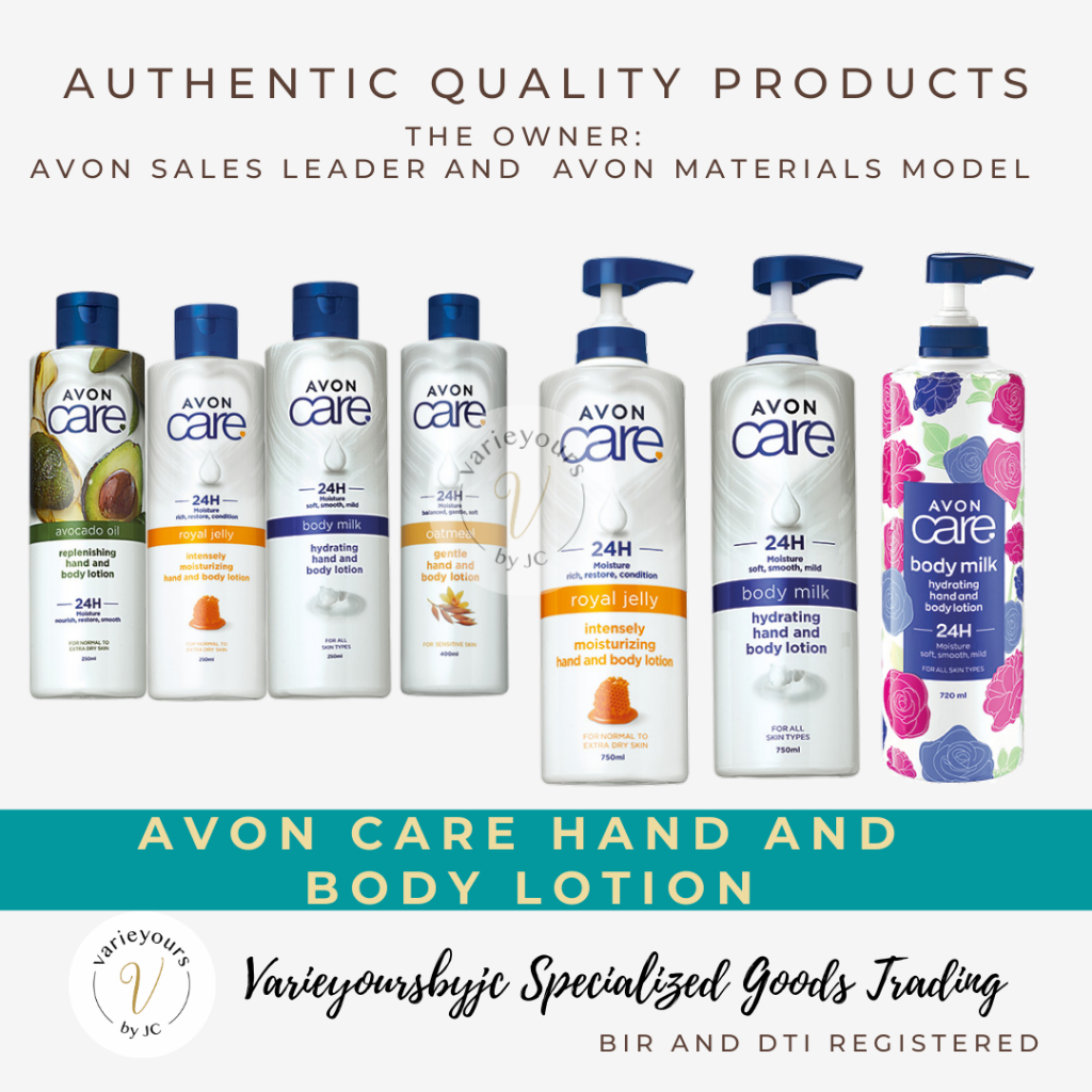 Avon Care Hand and Body lotion Milk, Avocado, Oatmeal, Royal Jelly ...