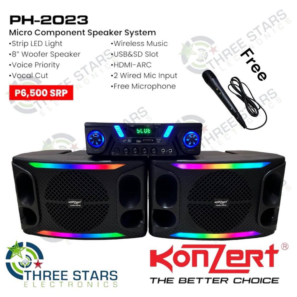 Konzert PH 2023 Micro Component Speaker System | Shopee Philippines