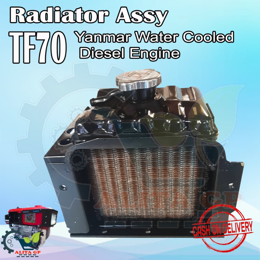 Radiator Assy Yanmar TF70 NF60 TF60 Water Cooled Diesel Engine | Shopee ...